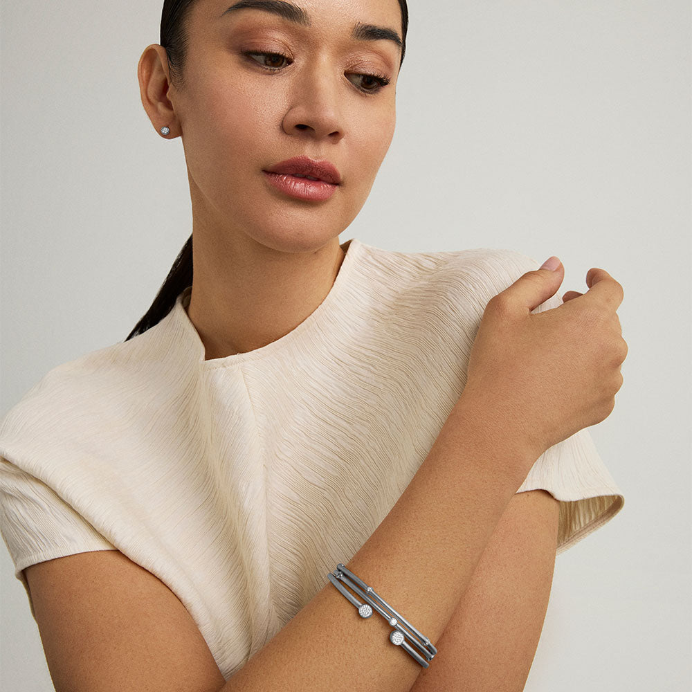 Colette Pavé Station Bangle Bracelet | Dean Davidson Jewelry