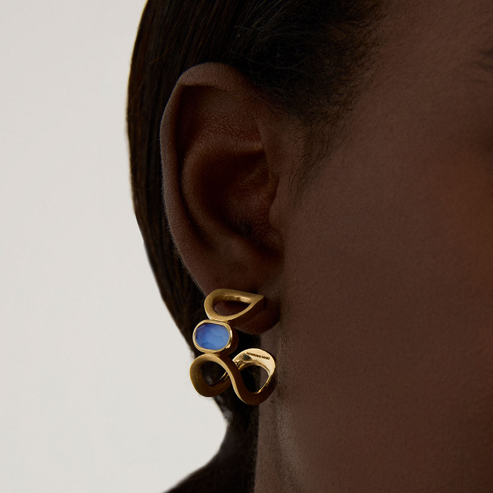 Bowery Gemstone Hoops | Dean Davidson Jewelry