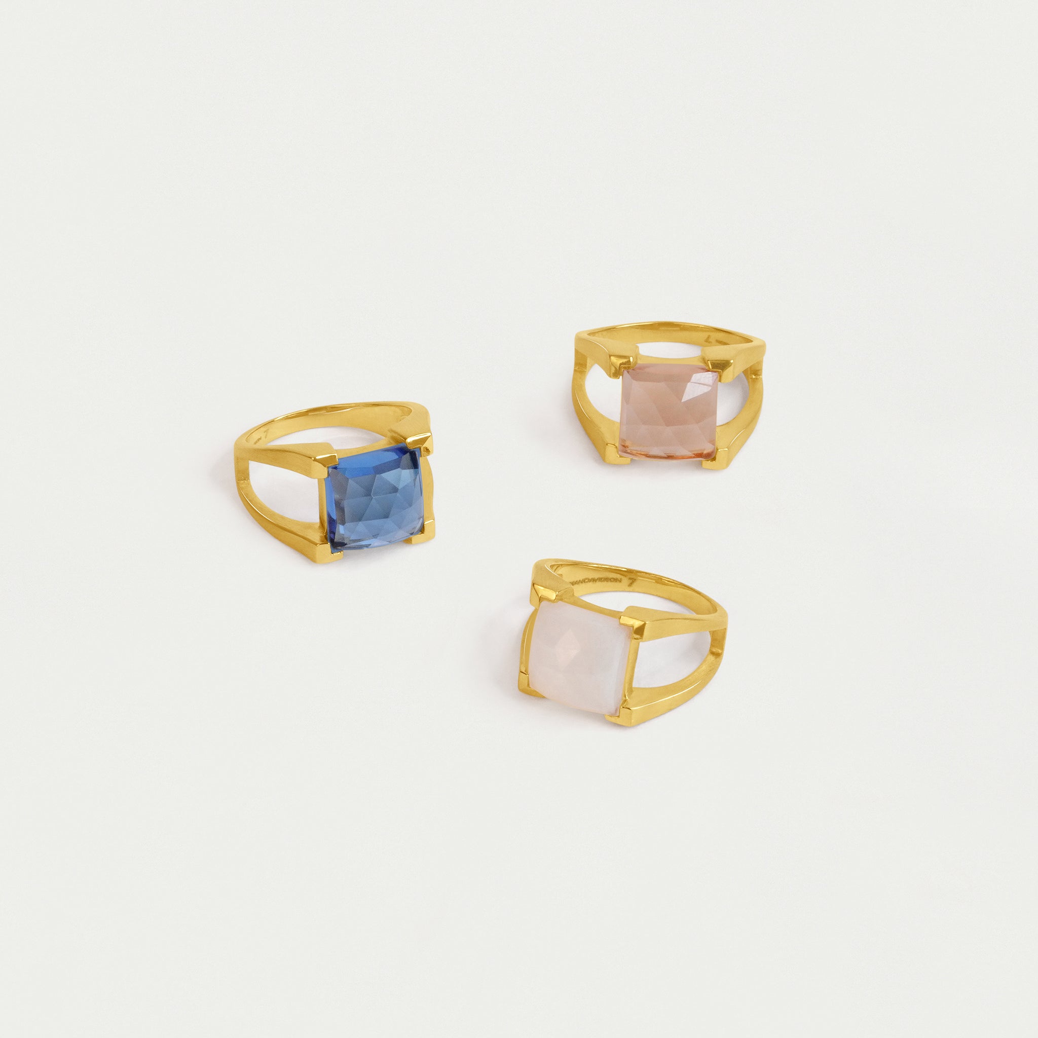 Mini Plaza Ring | Midnight Blue | Dean Davidson Jewelry